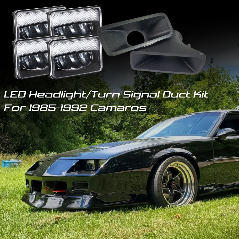 LED Headlight Kit for 1985-1992 Camaro – DRL & Turn Signal Delete ...