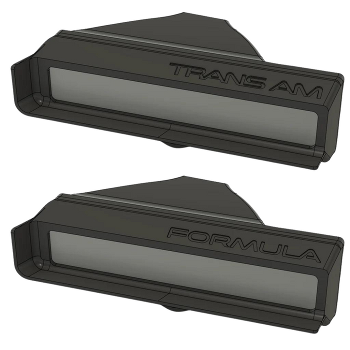 1982-1990 Firebird/Trans Am CLEAR Front Turn Signals (Turn Signal Hous